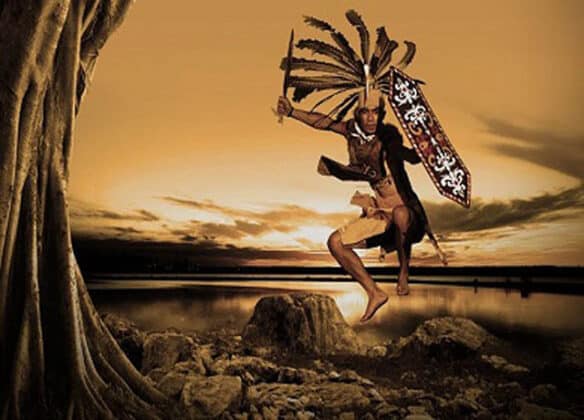 Sejarah: Suku Dayak Kenyah dan Perisai Perang